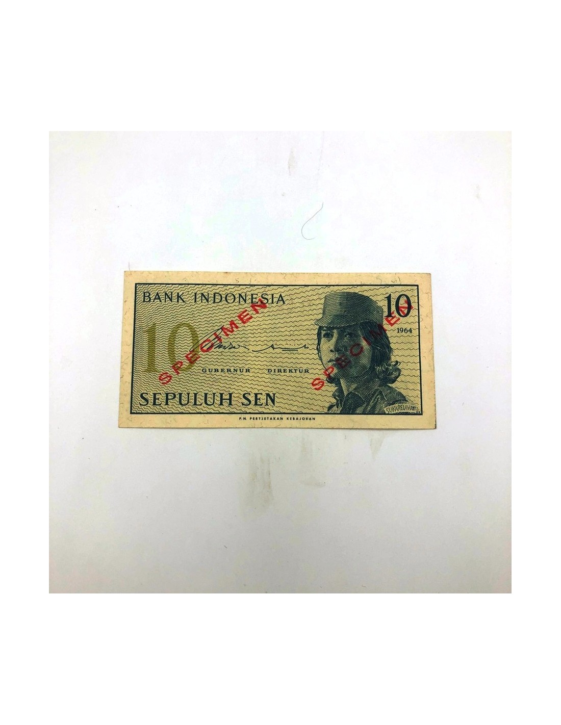 10 Sen 1964 Specimen Indonesia