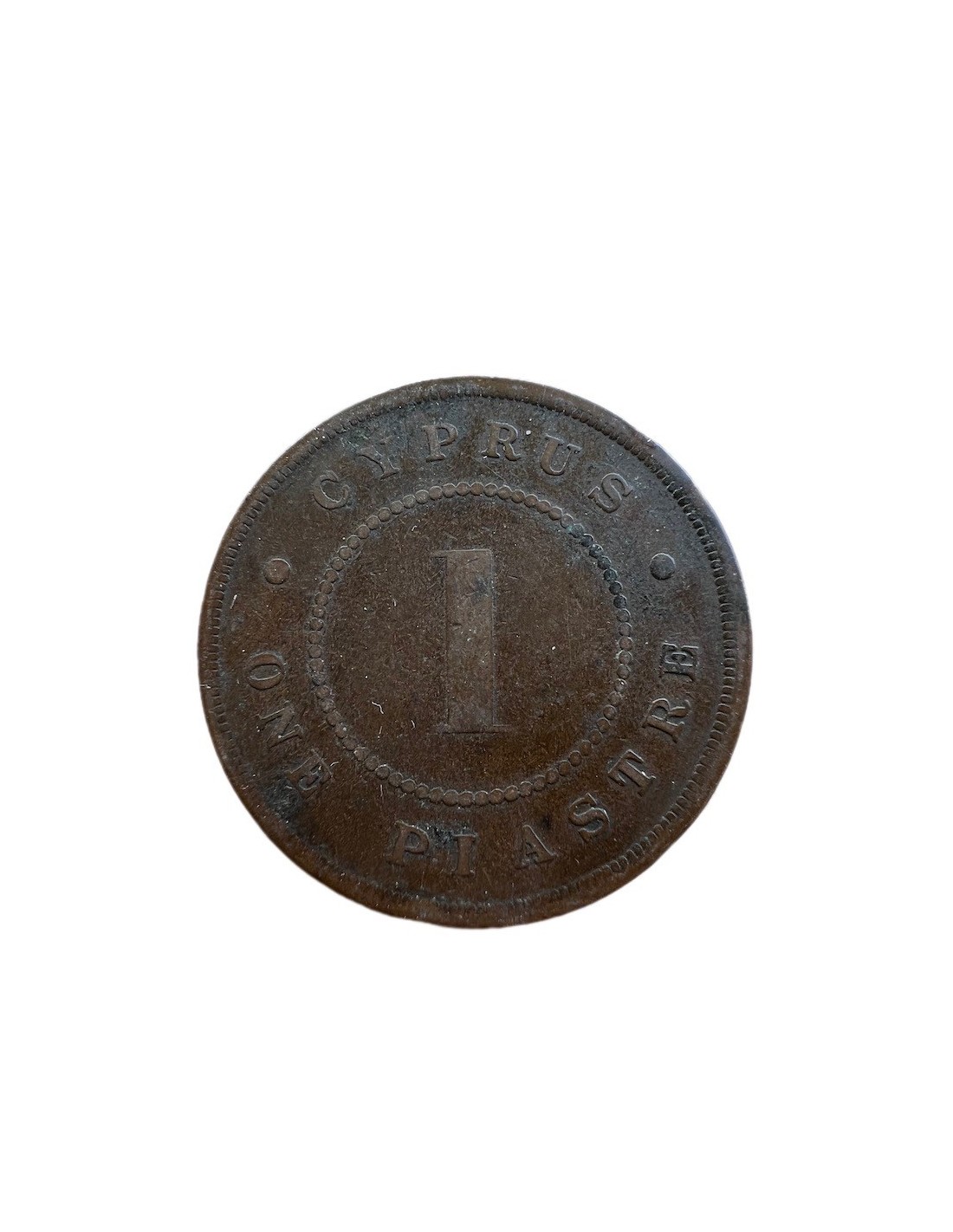 1 Piastre 1895 Victoria Cyprus