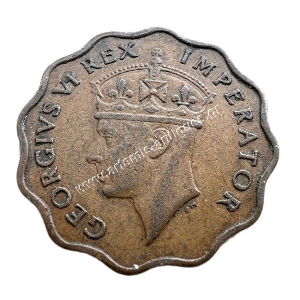 1 Piastre 1942 George VI Cyprus