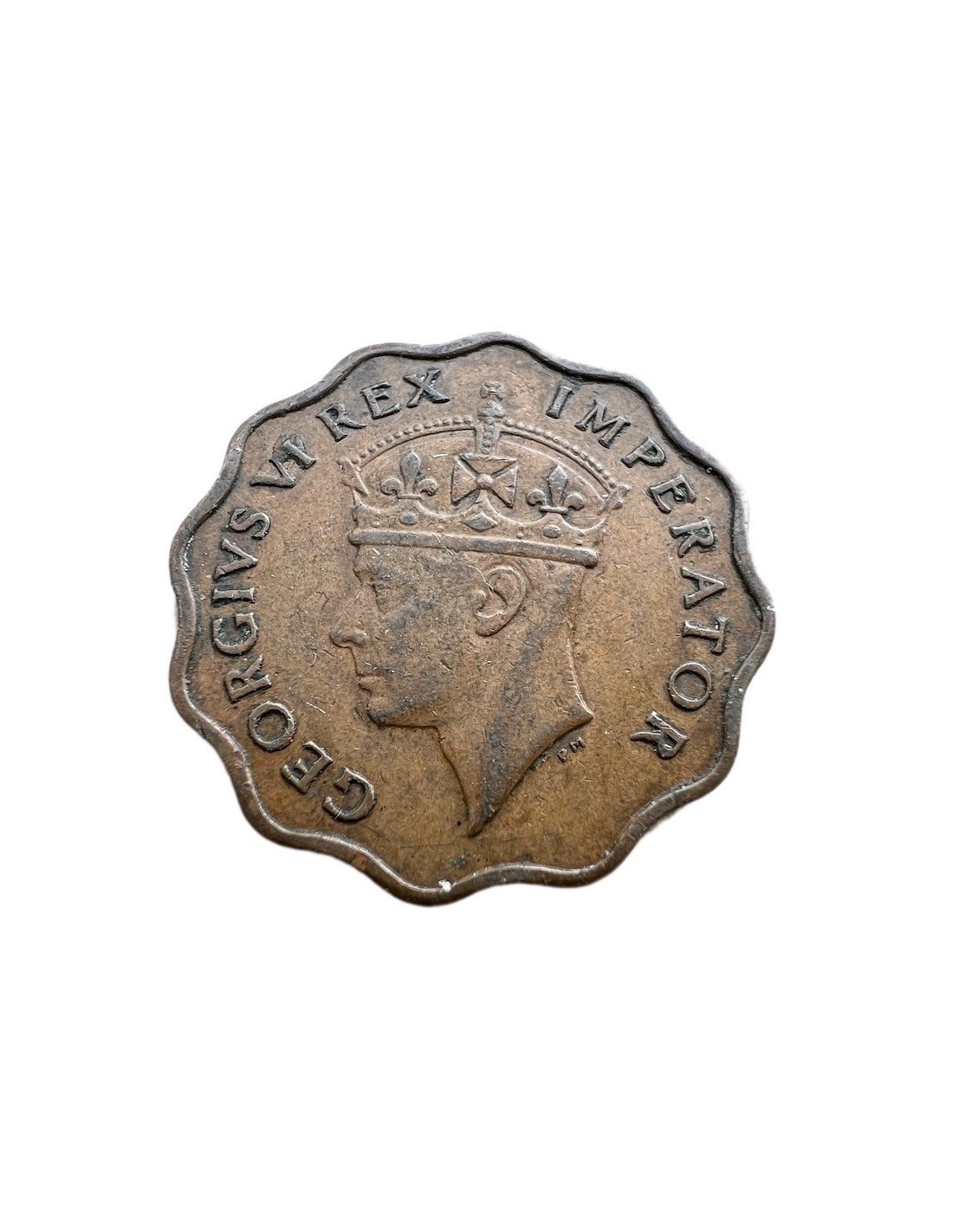 1 Piastre 1942 George VI Cyprus