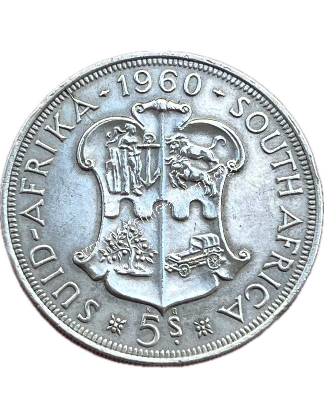5 Shillings 1960 Elizabeth II South Africa
